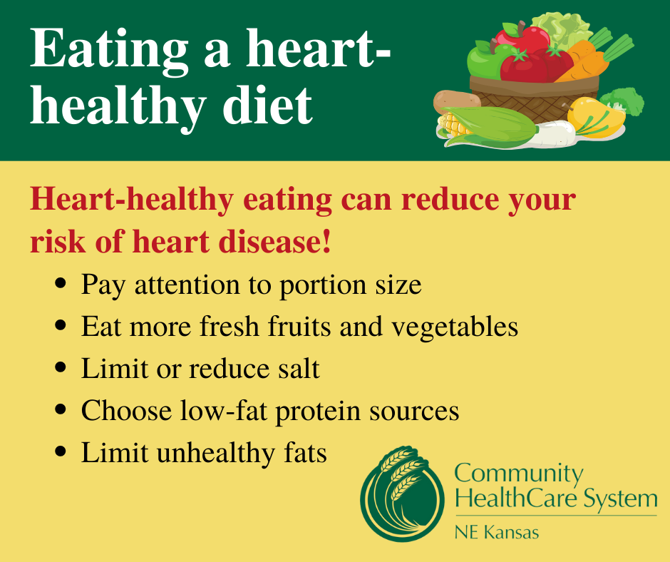 Eat a heart-healthy diet | Community HealthCare System
